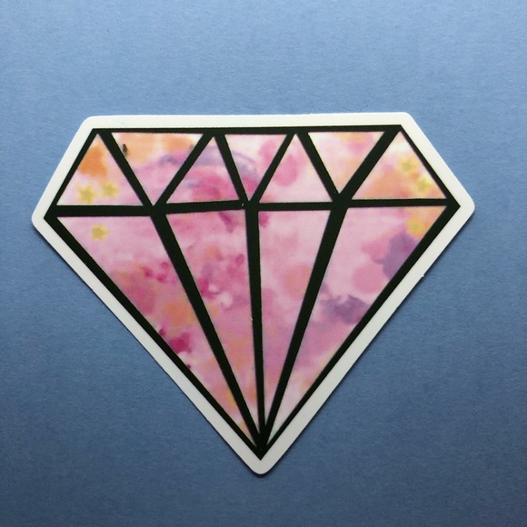 Accessories | 110 Pink Diamond Vsco Sticker | Poshmark